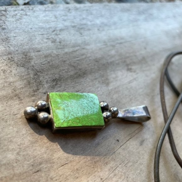 A.Cadman | Jewelry | Rare Vintage Pendant Acadman Gaspeite Sterling ...